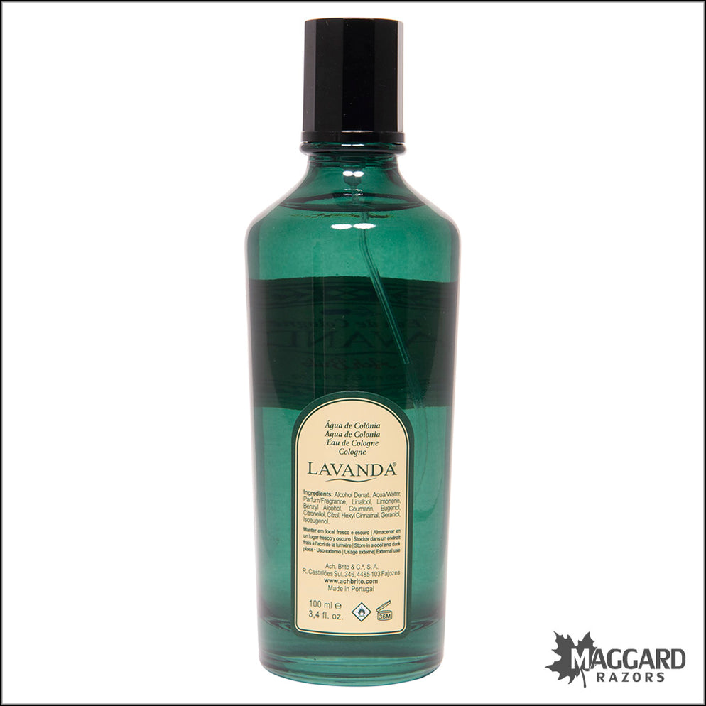 Ach Brito Lavanda Eau de Cologne, 100ml — Maggard Razors