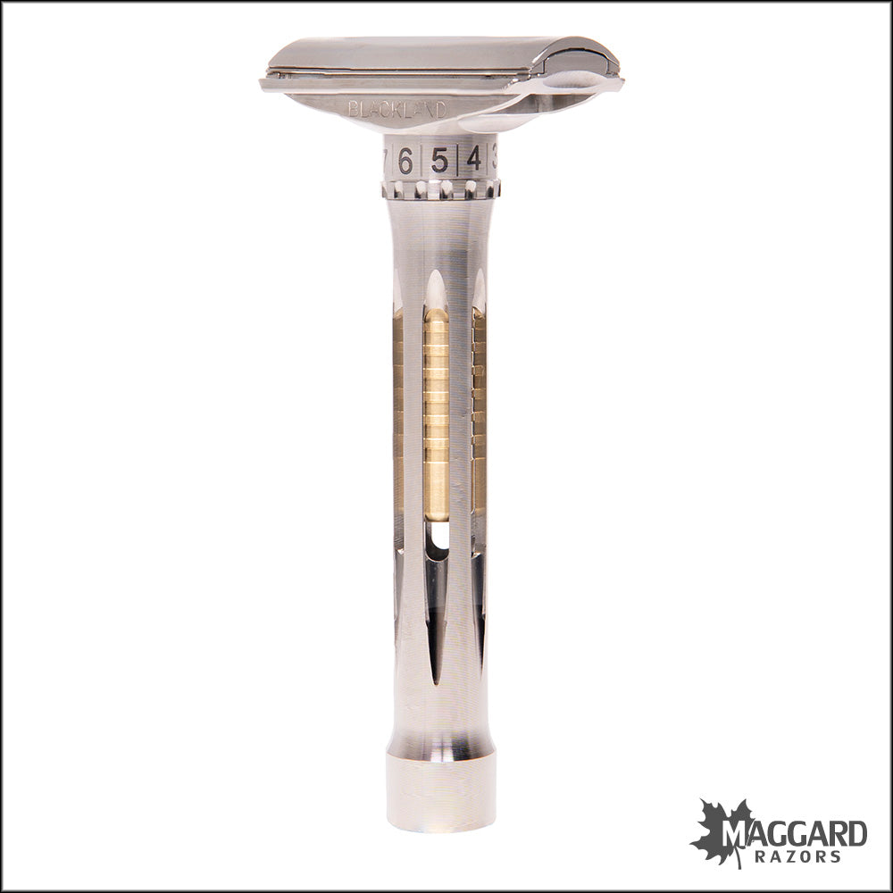 Blackland Razors Osprey Titanium Closed Comb DE Safety Razor with 85mm ...