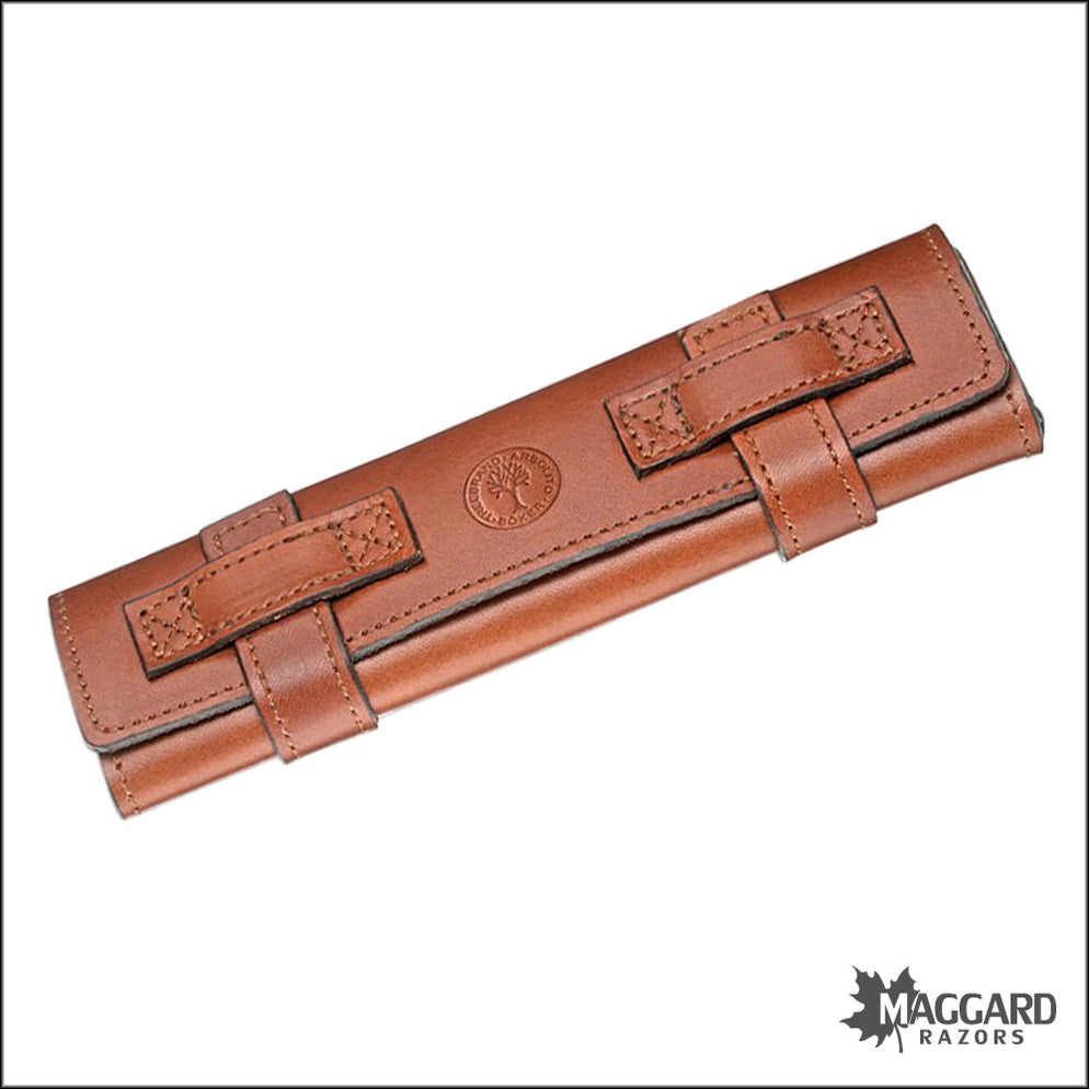 Boker Roll Up Leather Case for Small Straight Razors — Maggard Razors