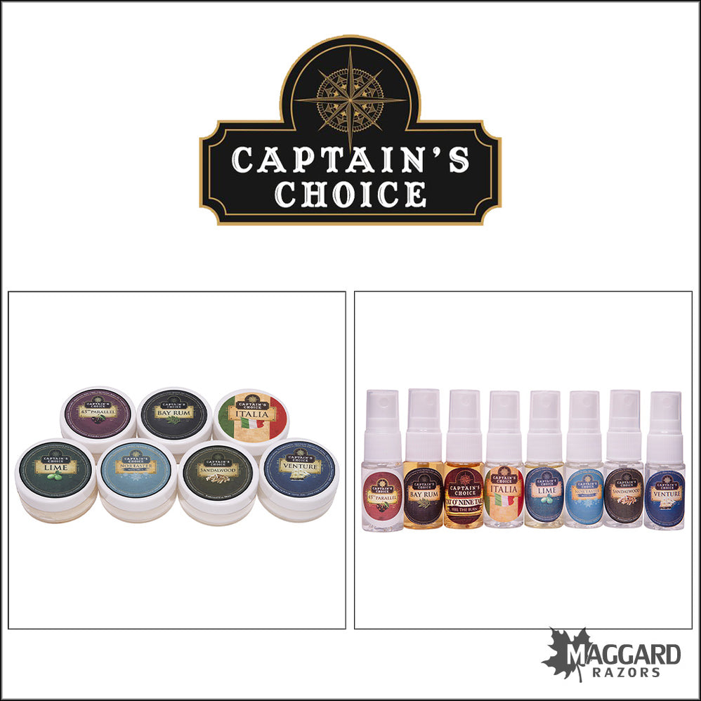 Shaving Soap, Shaving Cream and Aftershave Samples — Maggard Razors