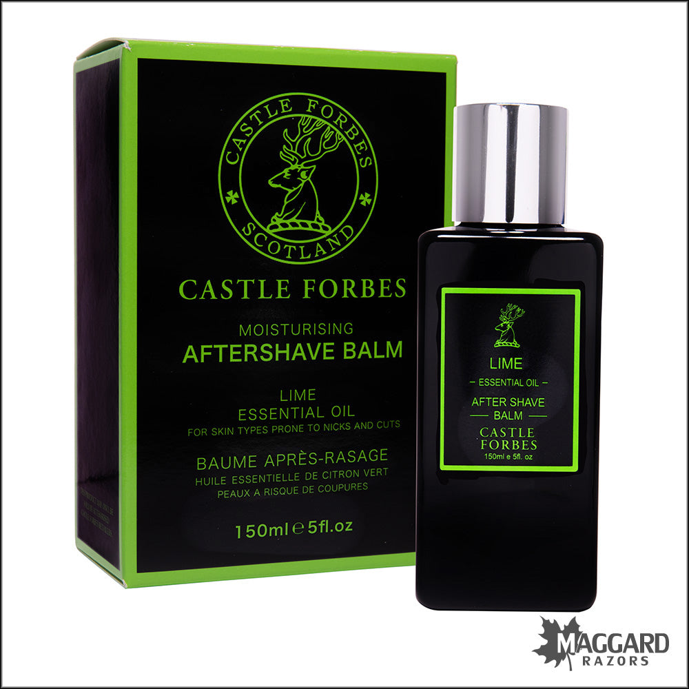 Castle Forbes Lime Essential Oils Aftershave Balm, 150ml — Maggard Razors