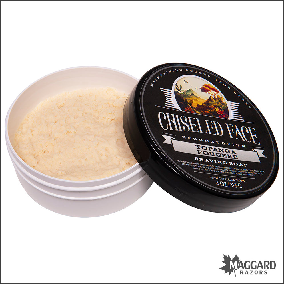 Chiseled Face Topanga Fougère Tallow Shaving Soap, 4oz — Maggard Razors