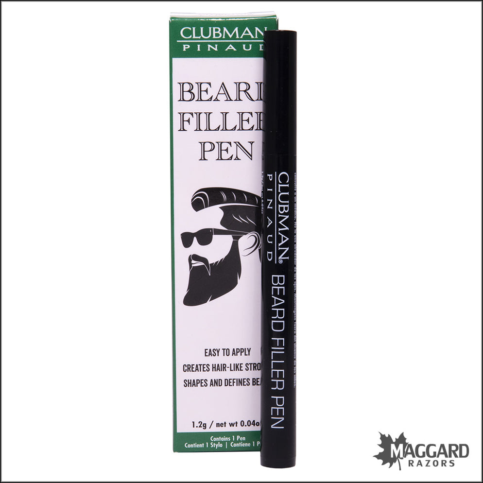 Clubman Pinaud Beard Filler Pen 1.2g - Black — Maggard Razors