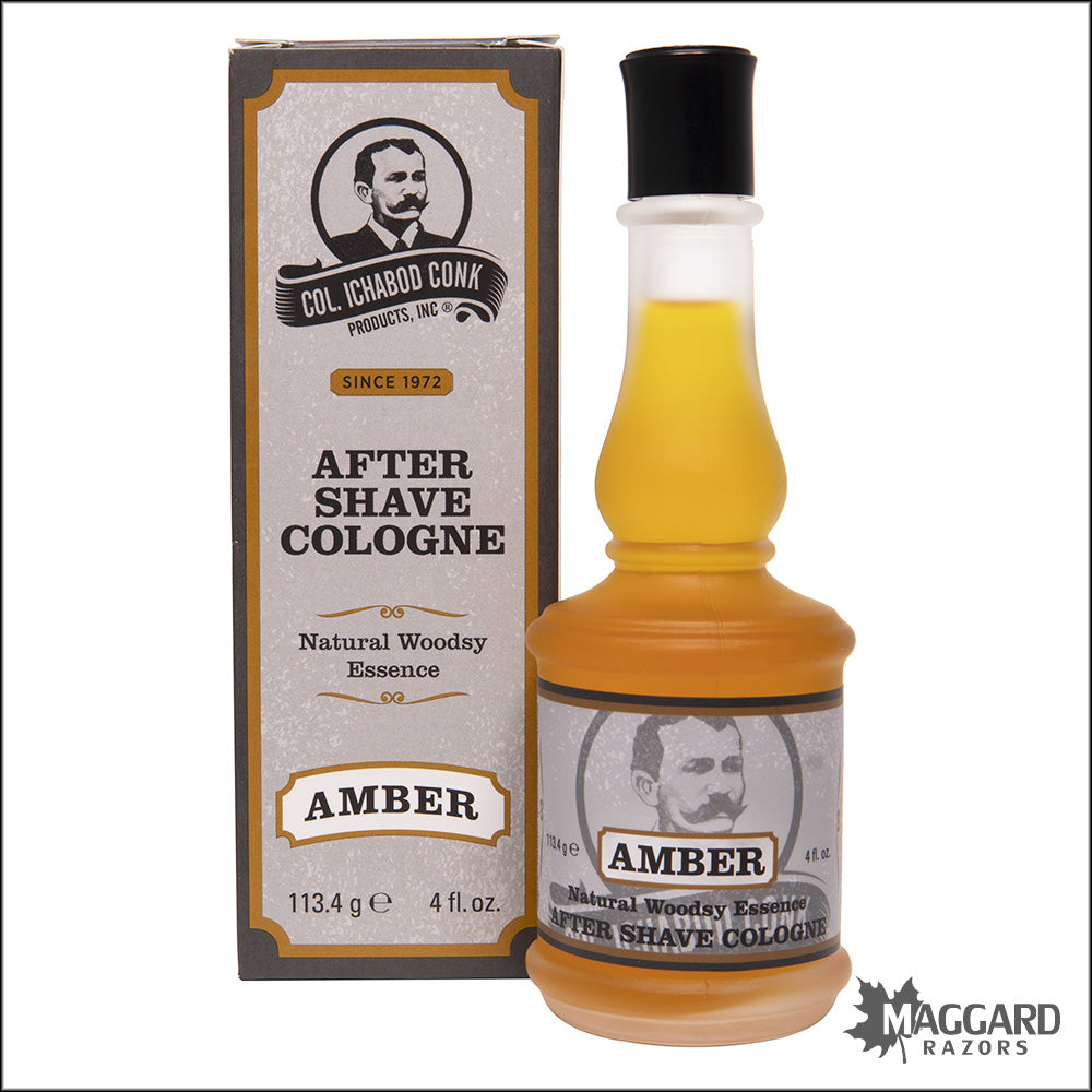 Col. Conk Amber Aftershave Cologne Splash, 4oz — Maggard Razors
