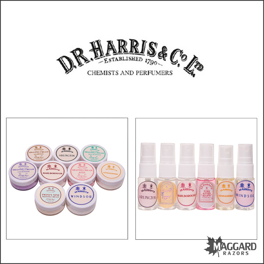 D.R. Harris Shaving Cream and Aftershave Samples — Maggard Razors