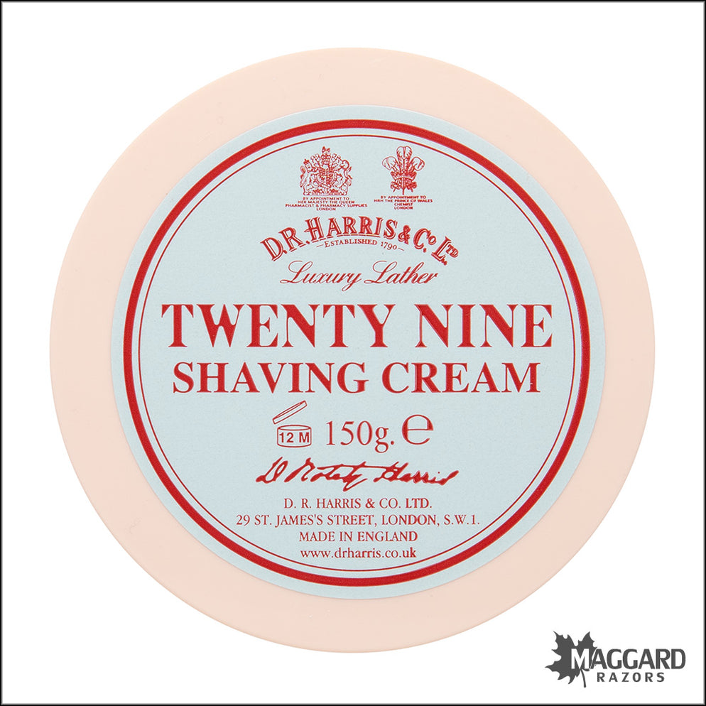 D.R. Harris Twenty Nine Shaving Cream in Bowl, 150g — Maggard Razors