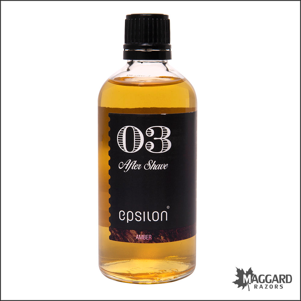 Epsilon 03 Amber Aftershave Splash, 100ml — Maggard Razors