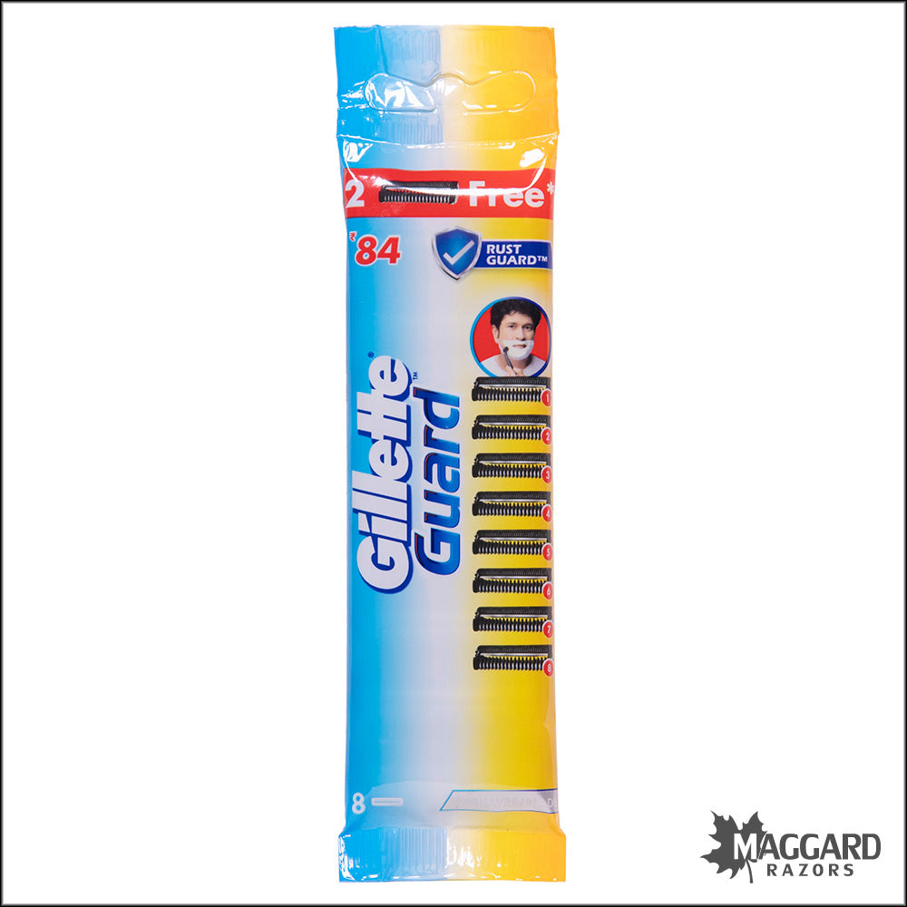 Gillette Guard Single Edge Cartridge Refills, 8 Pack — Maggard Razors