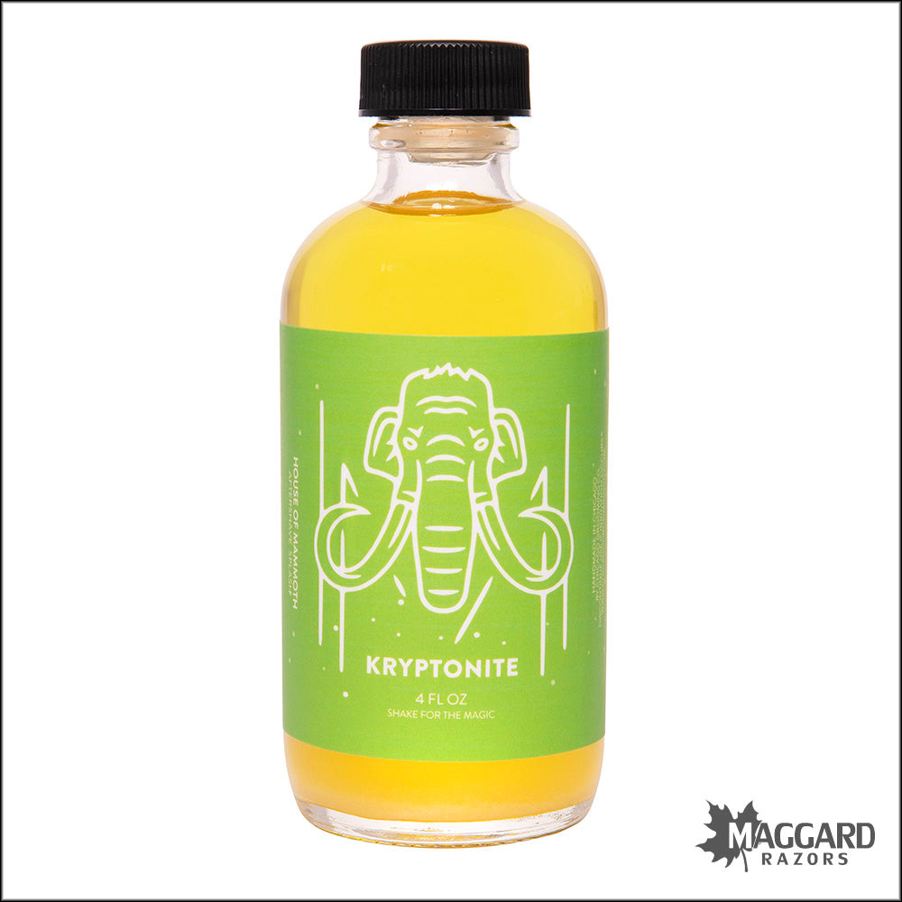 House of Mammoth Kryptonite Artisan Aftershave Splash, 4oz — Maggard Razors
