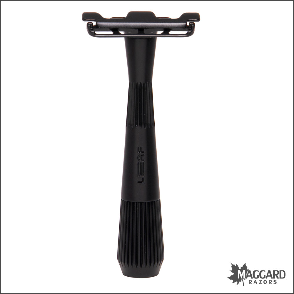 Leaf Twig Single Edge Fixed Head Razor, with Starter Blades - Black ...