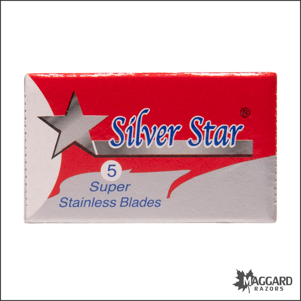 Lord Silver Star Super Stainless Double Edge Razor Blades, 5 Blades ...