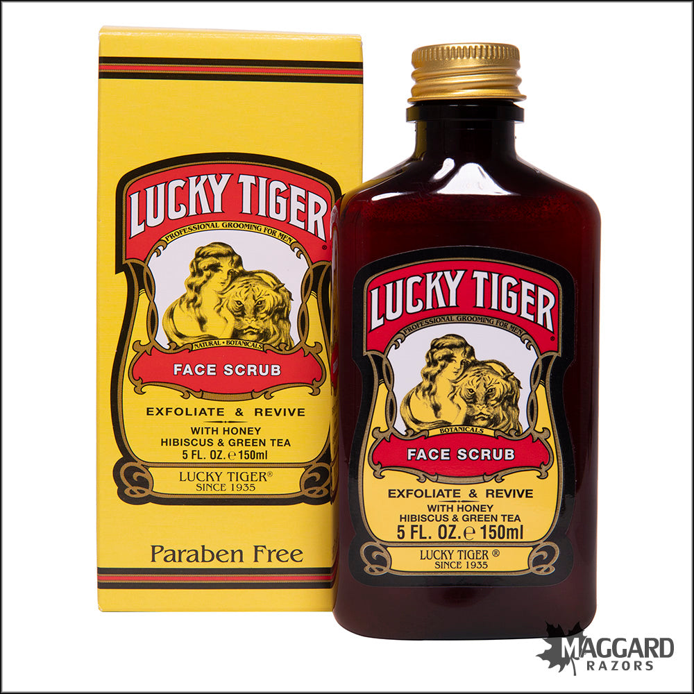 Lucky Tiger Face Scrub, 5oz — Maggard Razors