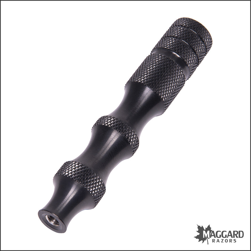 Maggard Razors DE Safety Razor MR5 Black Anodized Stainless Steel, Han