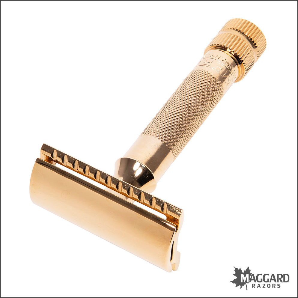 Merkur 34G HD Gold Heavy Duty Closed Comb DE Safety Razor — Maggard Razors