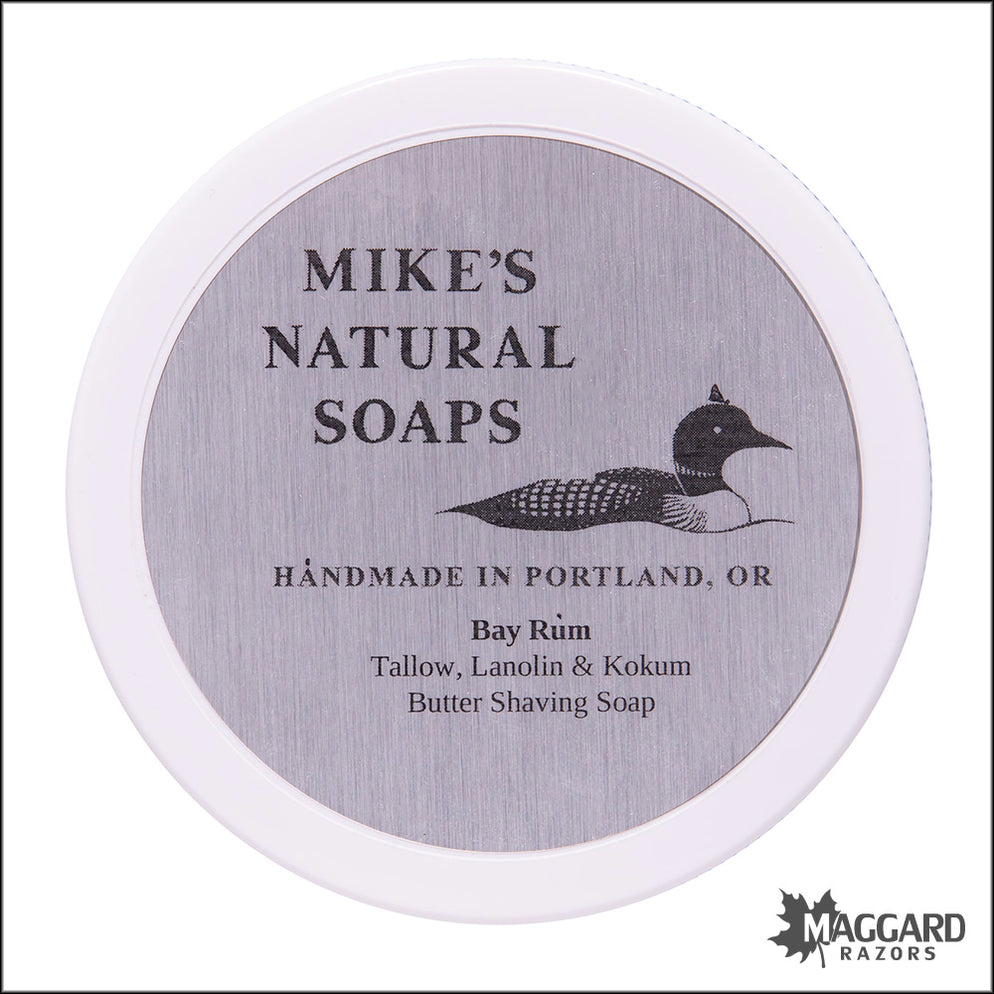 Mike's Natural Soaps Bay Rum Artisan Shaving Soap, 5oz — Maggard Razors