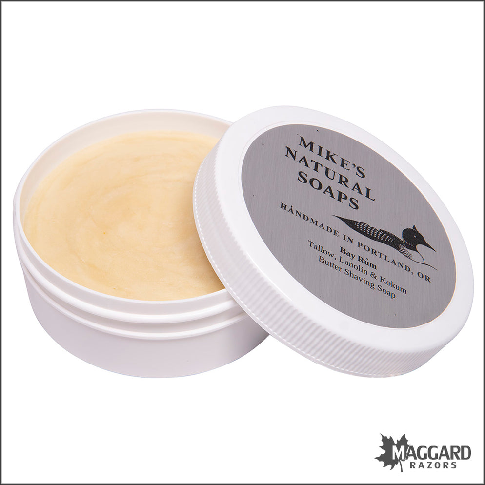 Mike's Natural Soaps Bay Rum Artisan Shaving Soap, 5oz — Maggard Razors