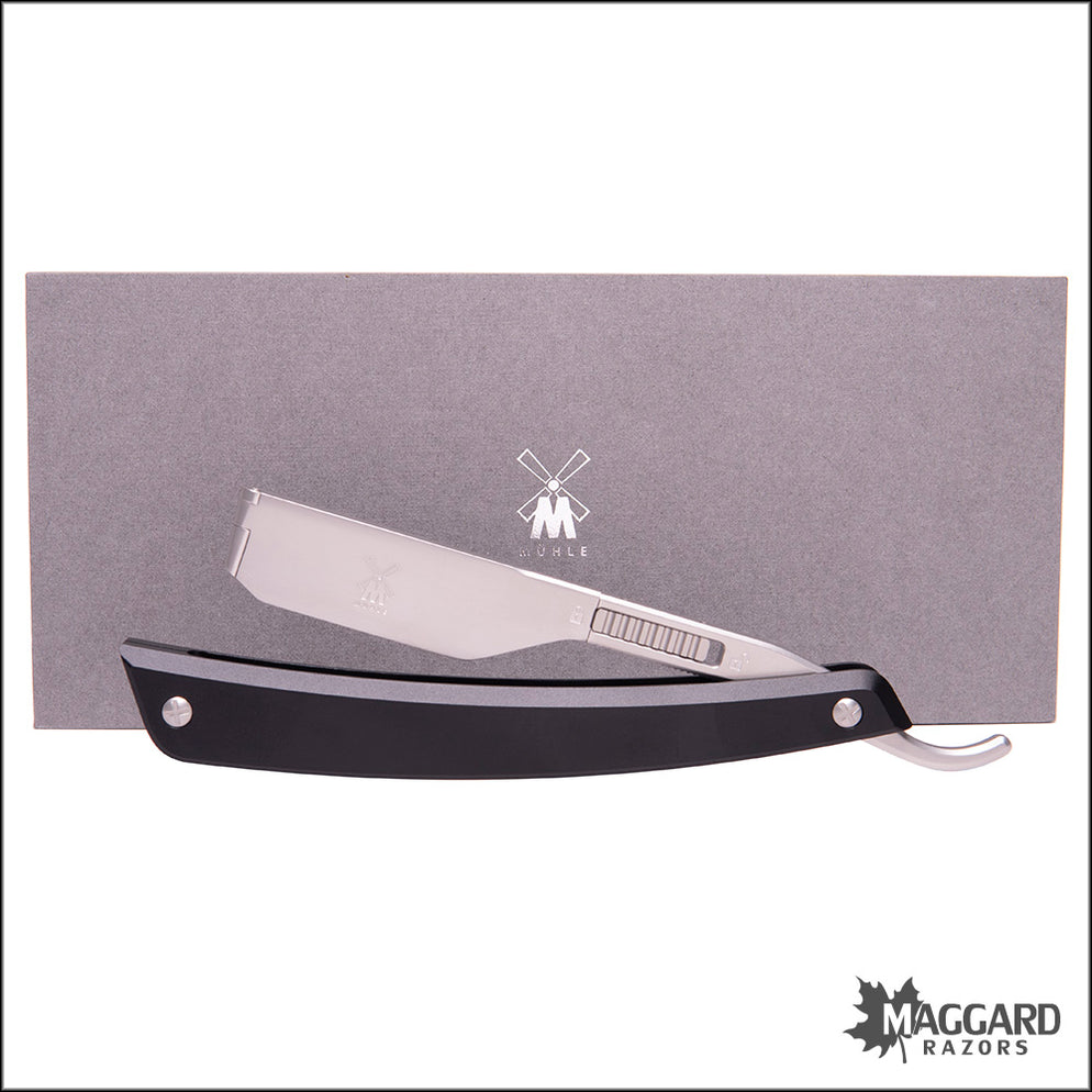 Muhle Enthusiast Pro Shavette Replaceable Blade Straight Razor with Bl ...