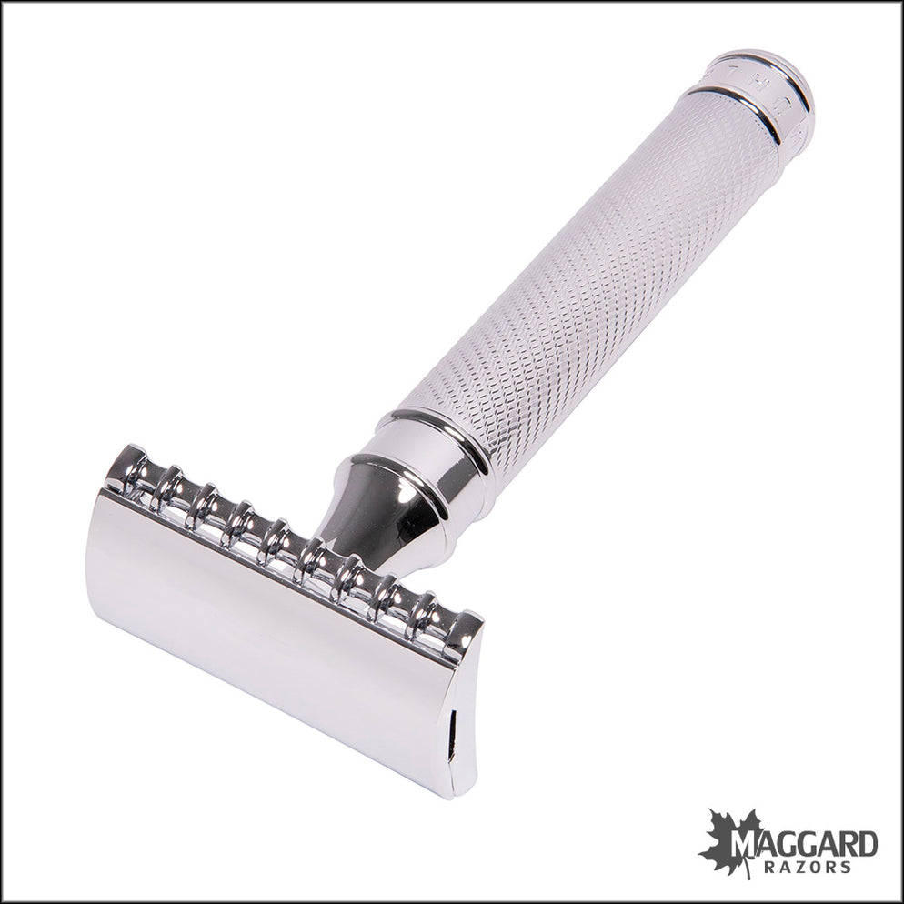 Muhle R41 Grande Chrome Handle Open Comb DE Safety Razor — Maggard Razors