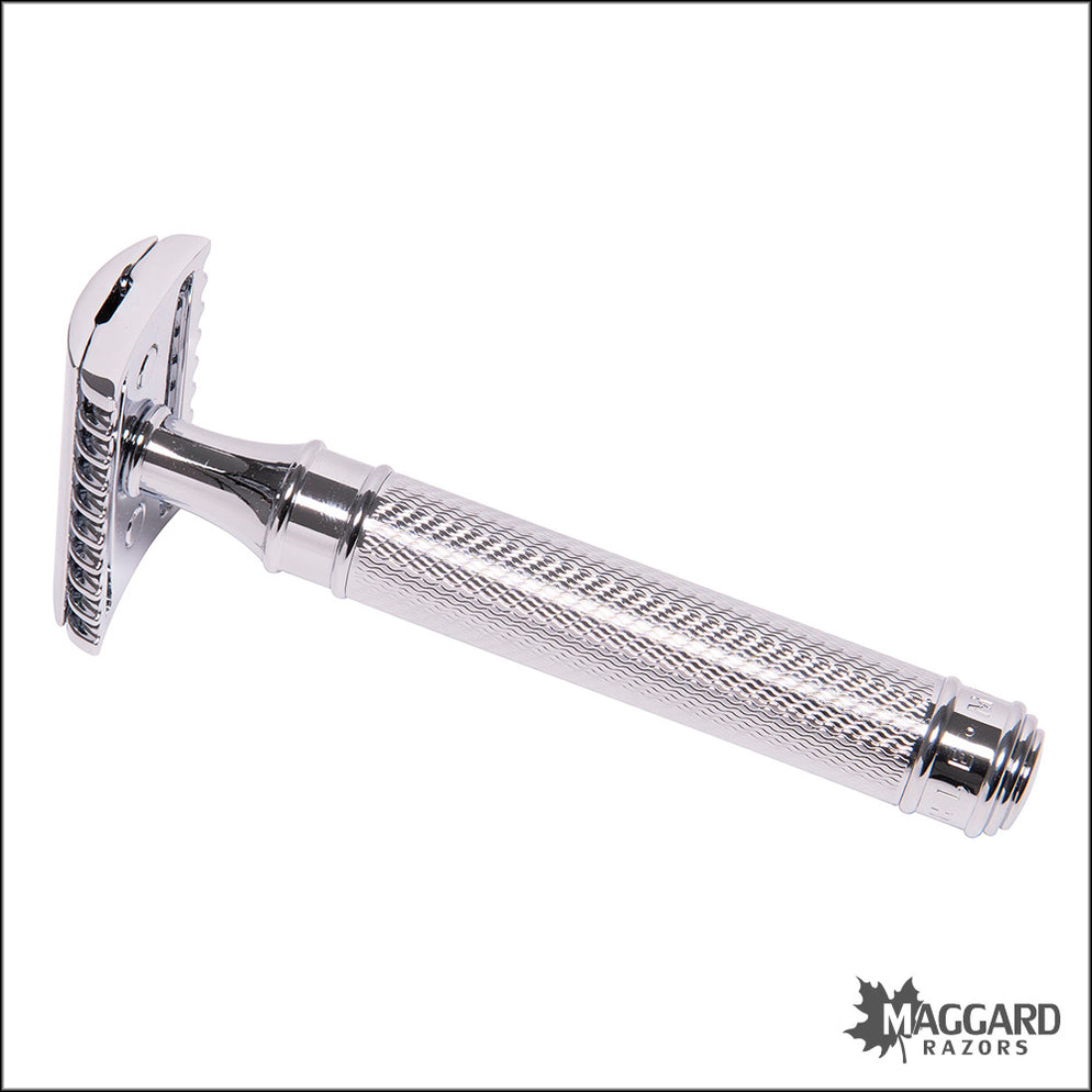 Muhle R41 Grande Chrome Handle Open Comb DE Safety Razor — Maggard Razors