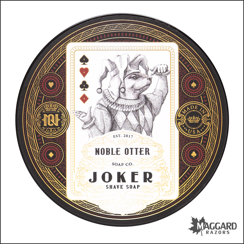 Noble Otter Soap Co. Joker Shaving Soap, 4oz - Seasonal Release ...