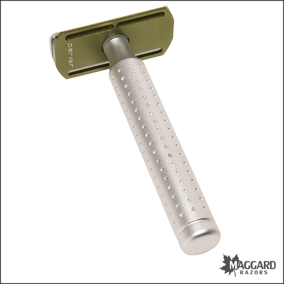 Parker AeroShave-S Machined Aluminum DE Safety Razor, Matte Finish ...