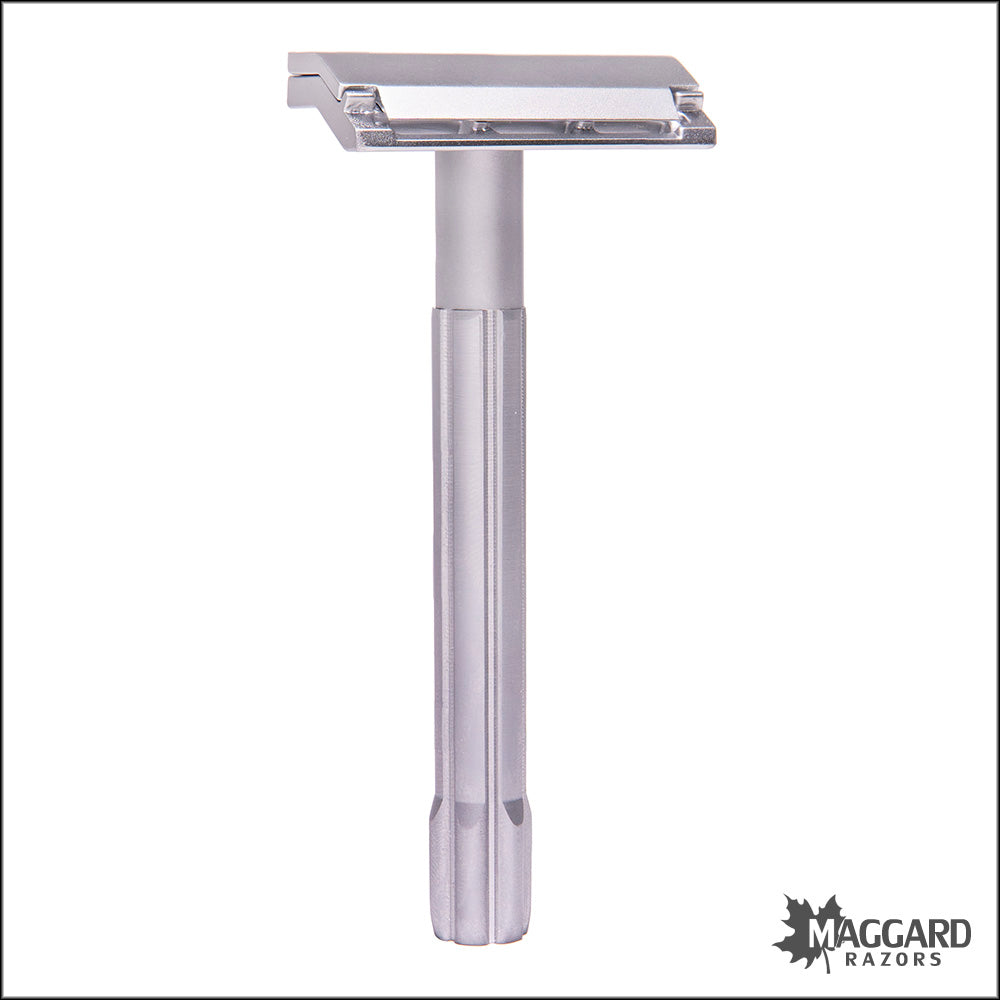 Parker SoloEdge Two Piece Single Edge Safety Razor, Satin Finish ...