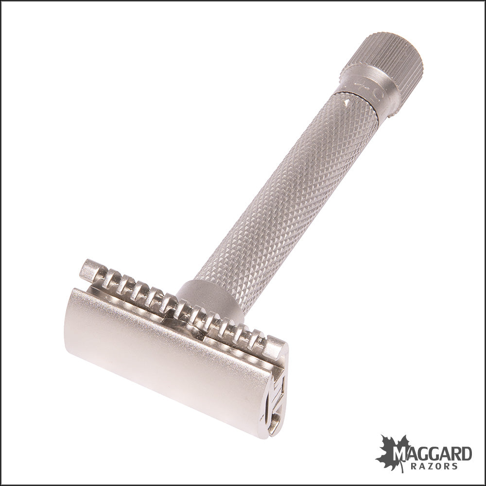 Parker Variant Open Comb Adjustable DE Safety Razor, Satin Chrome ...