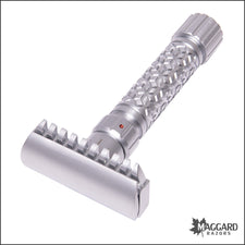 Pearl Shaving Flexi Adjustable Open Comb Machined DE Safety Razor with ...