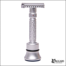 Pearl Shaving Flexi Adjustable Open Comb Machined DE Safety Razor with ...