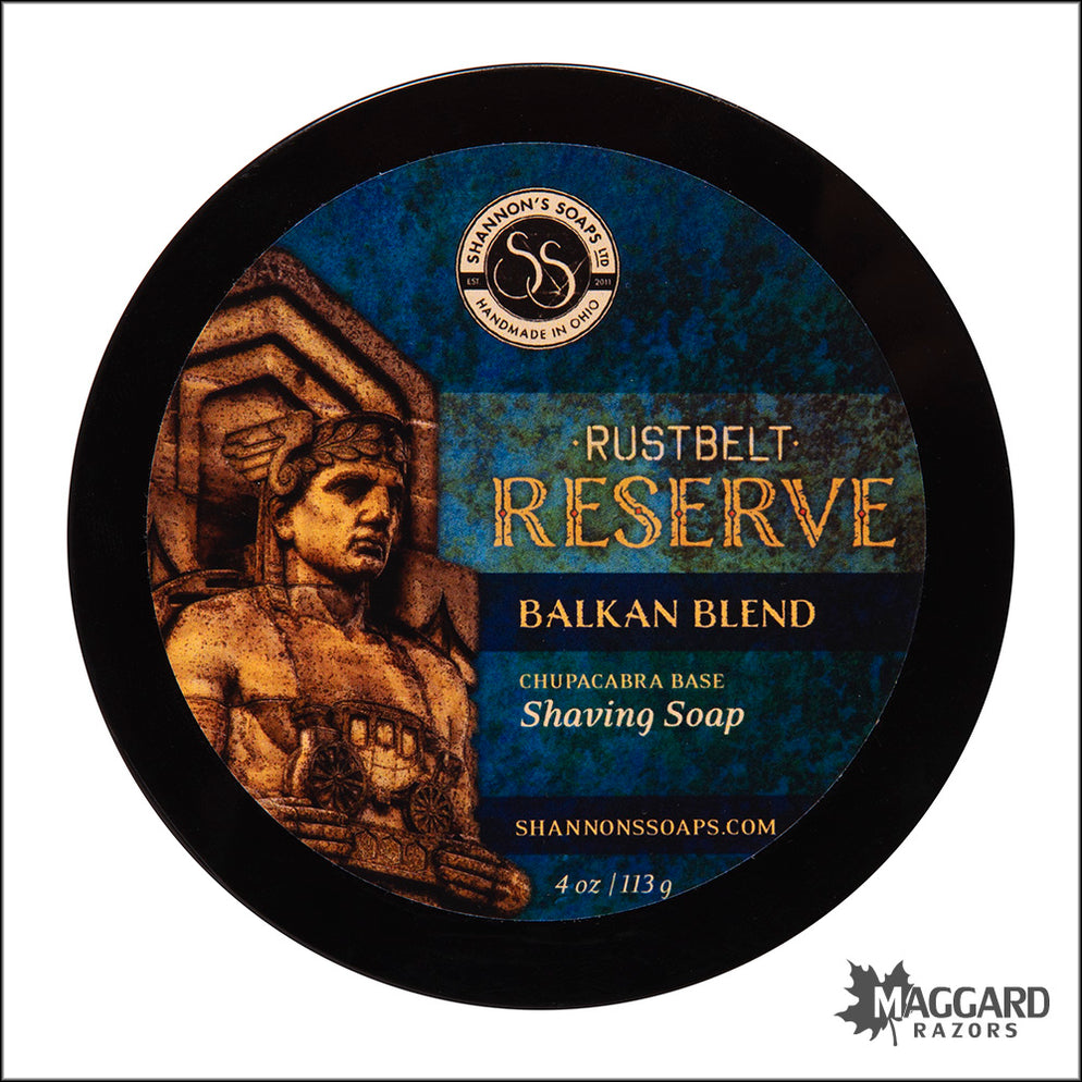Shannon's Soaps Balkan Blend, Rust Belt Reserve Shaving Soap, 4oz ...