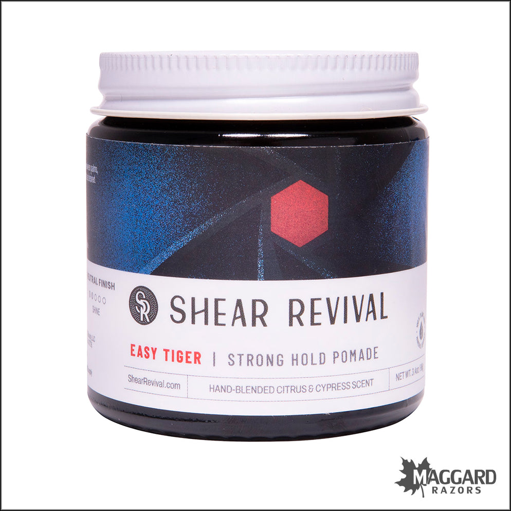 Shear Revival Easy Tiger Traditional Pomade, 3.4oz — Maggard Razors