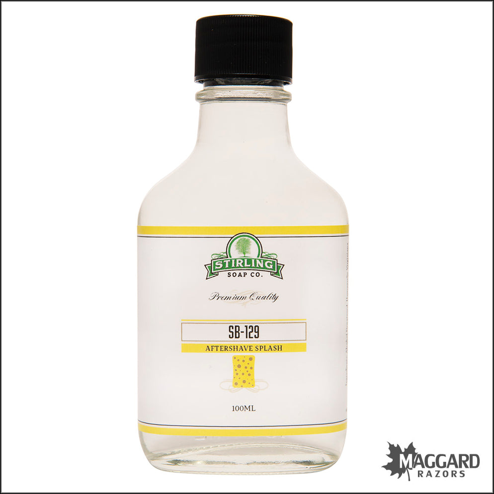 Stirling Soap Co. SB-129 Aftershave Splash, 100ml — Maggard Razors