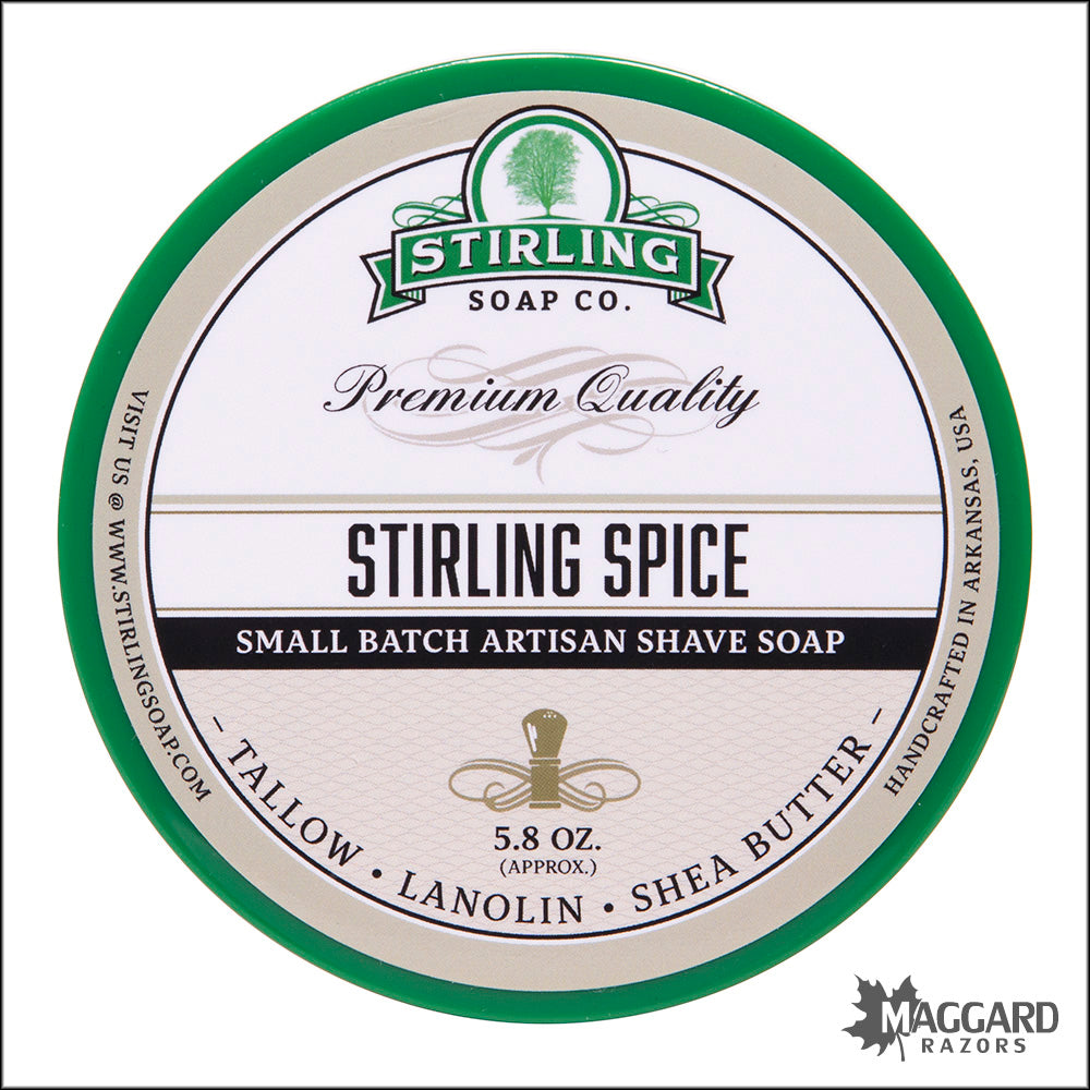 Stirling Soap Co. Stirling Spice Shaving Soap, 5.8oz - Seasonal Releas ...
