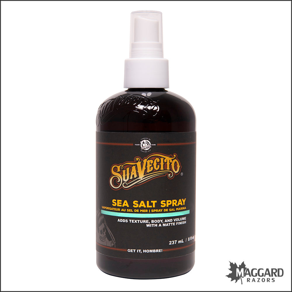 Suavecito Sea Salt Spray Volumizing Styling Spray, 8oz — Maggard Razors