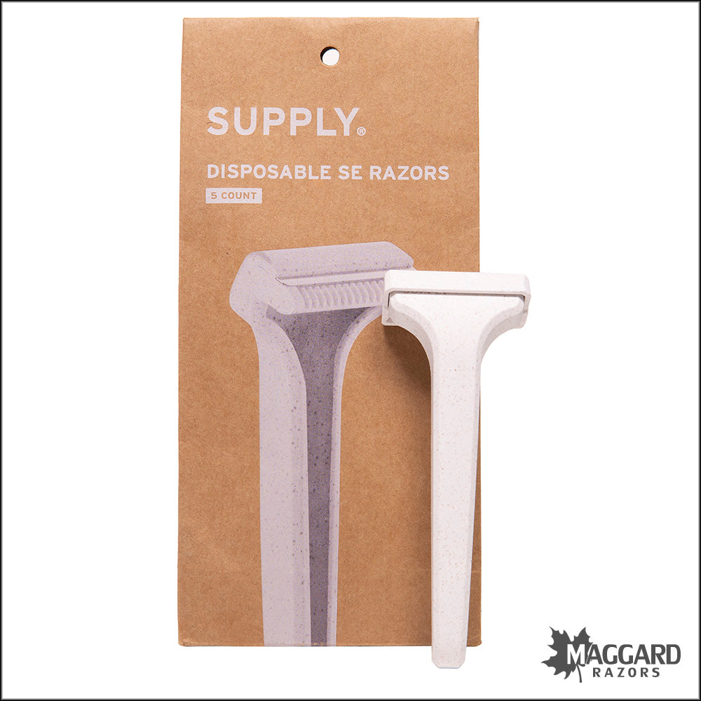 Supply Single Edge Open Comb Single Edge Disposable Safety Razor, 5 Pa ...