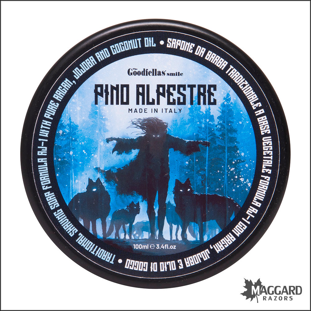 The Goodfellas' Smile Pino Alpestre Shaving Soap, 3.4oz — Maggard Razors
