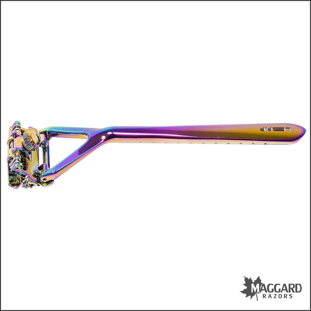 Leaf Single Edge Multiblade Pivoting Head Razor, with Starter Blades ...