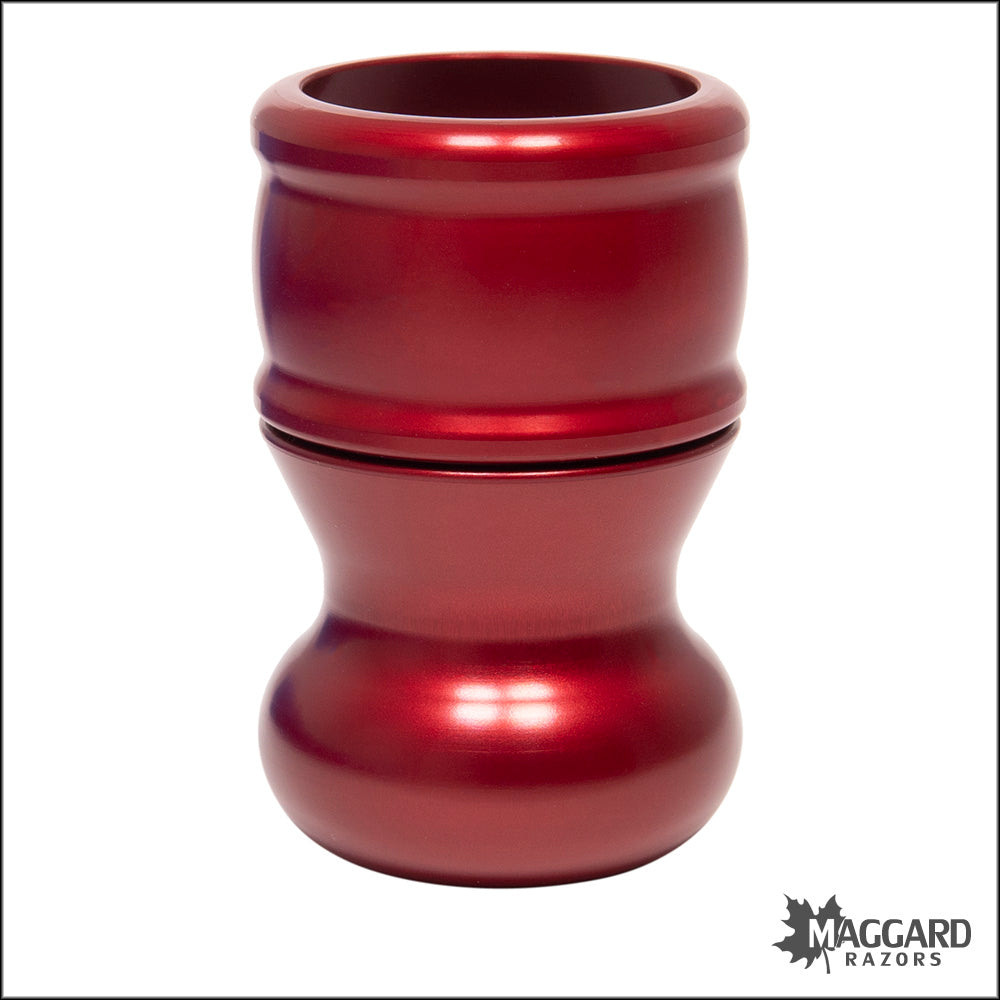 Timeless Razor TRBR Adjustable Aluminum Shaving Brush Handle, Holds 9 ...