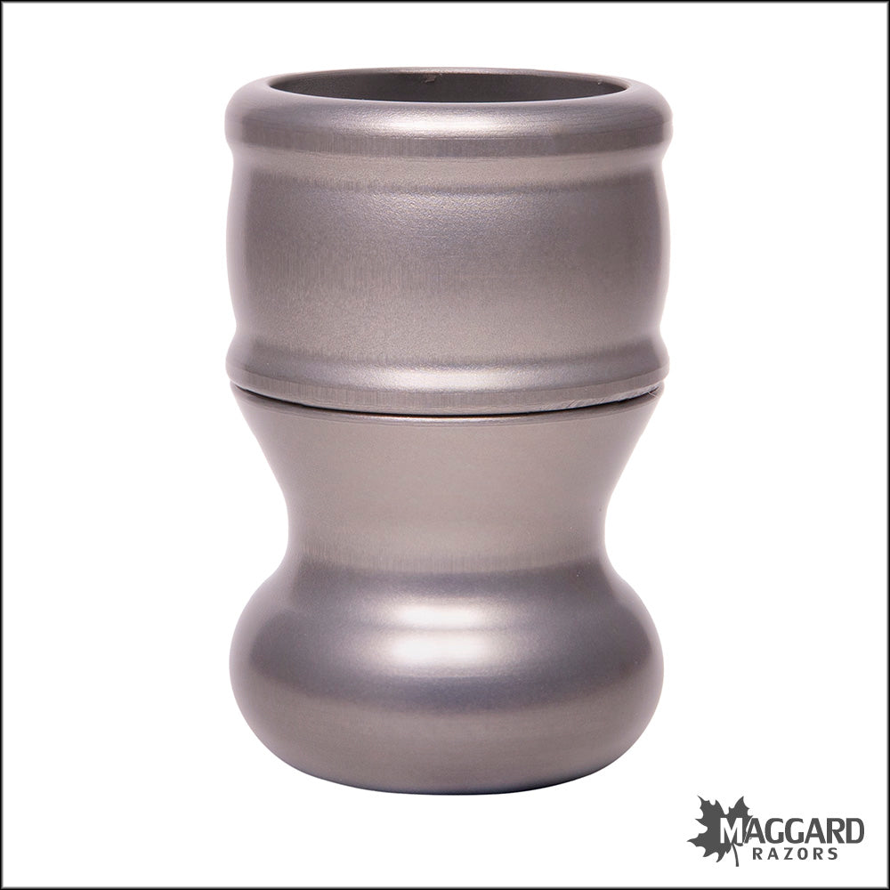 Timeless Razor TRBR Adjustable Aluminum Shaving Brush Handle, Holds 9 ...