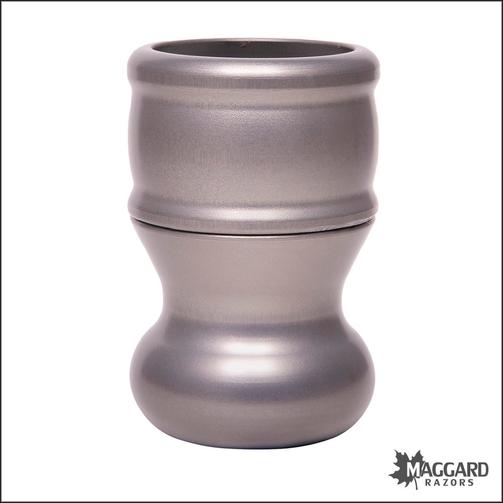 Timeless Razor TRBR Adjustable Aluminum Shaving Brush Handle, Holds 9 ...