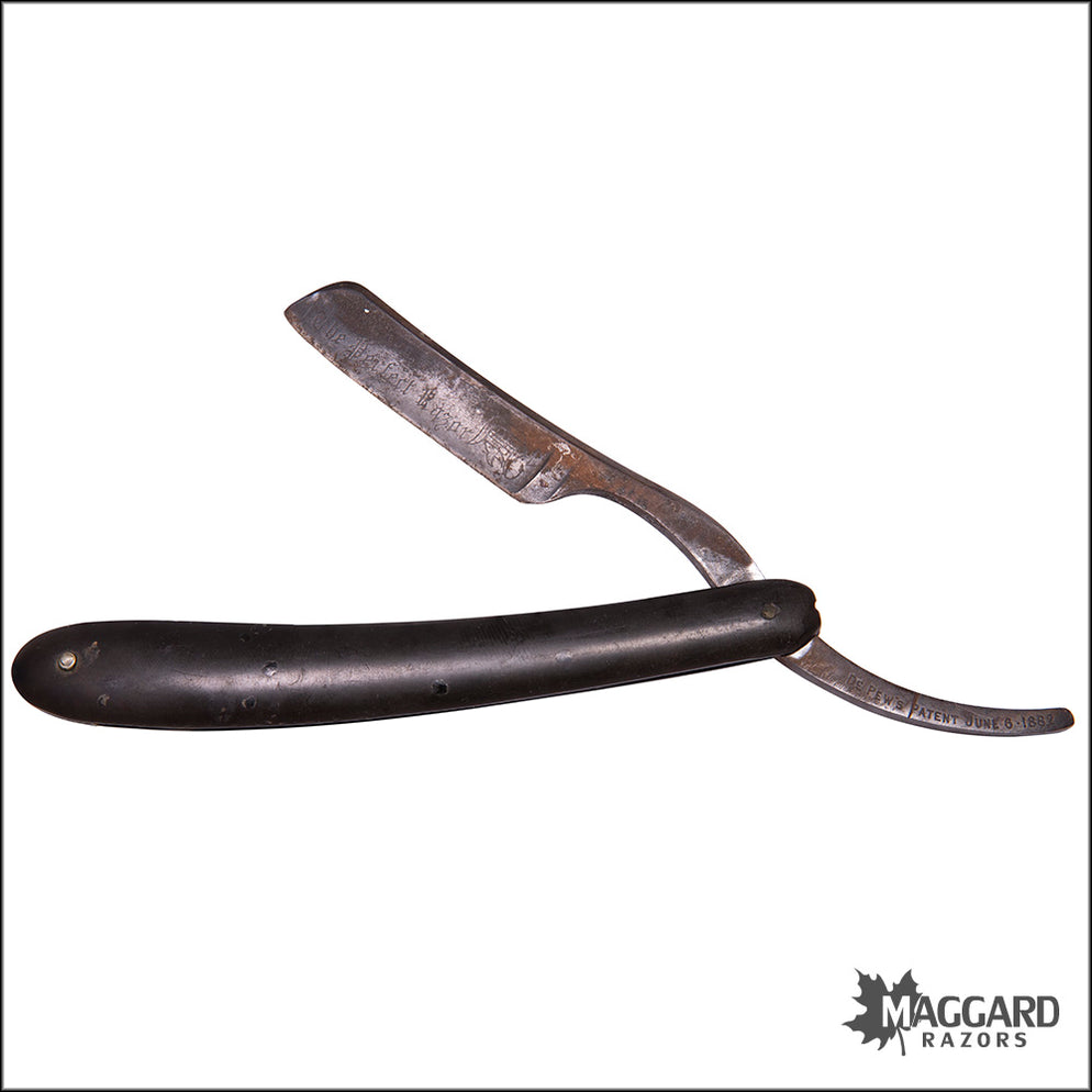 #1008 Vintage Straight Razor - De Pew's Perfect Razor — Maggard Razors