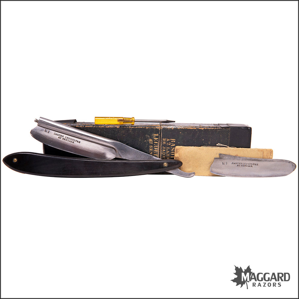 #1015 Vintage Straight Razor - Lecoultre Frameback — Maggard Razors