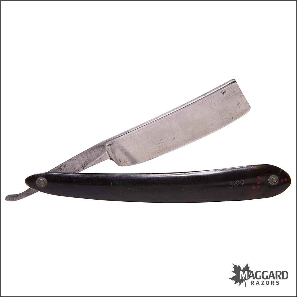 #1022 Vintage Straight Razor - Walter Smith 13/16" — Maggard Razors