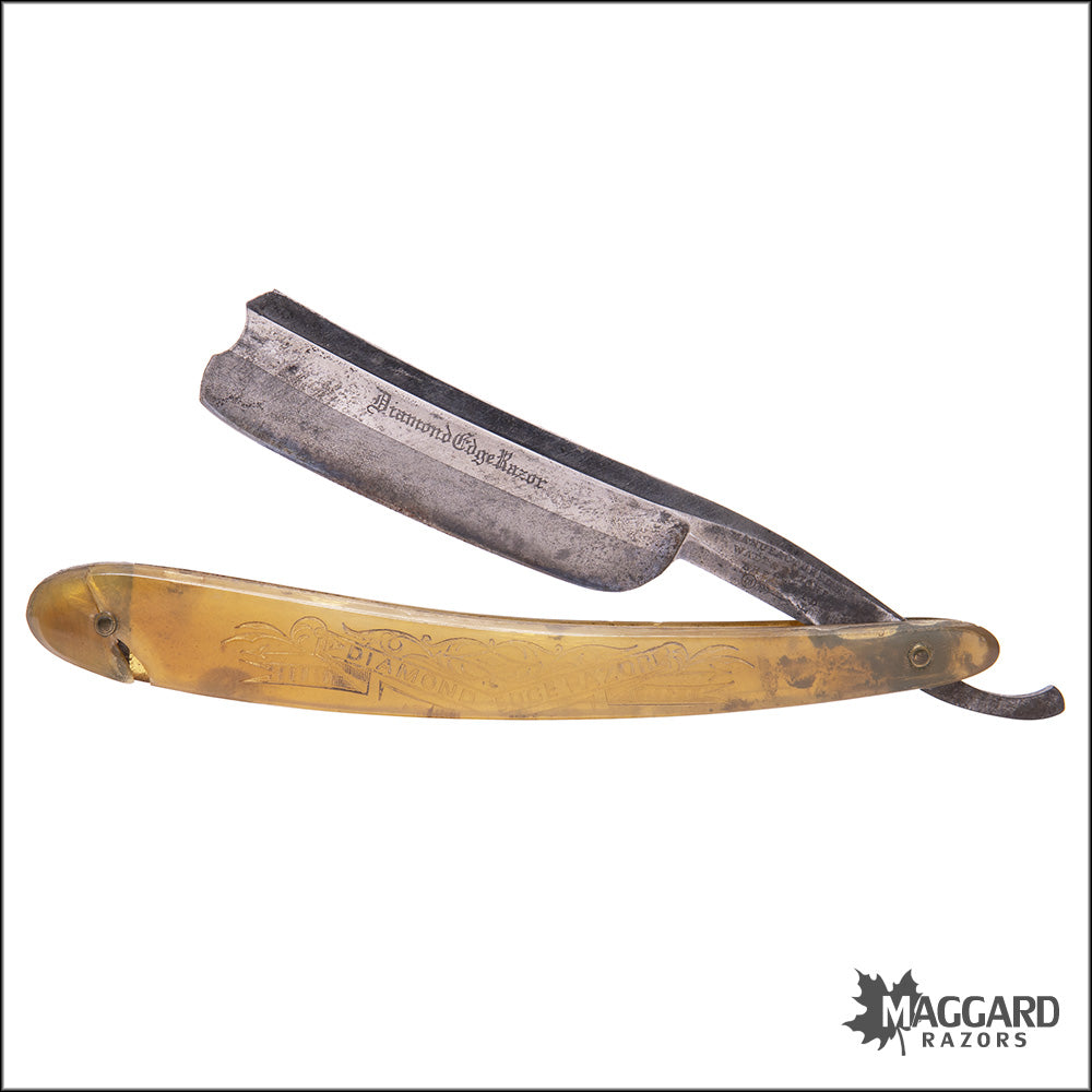#1039 Vintage Straight Razor - Wade & Butcher Diamond Edge Razor 7/8 ...