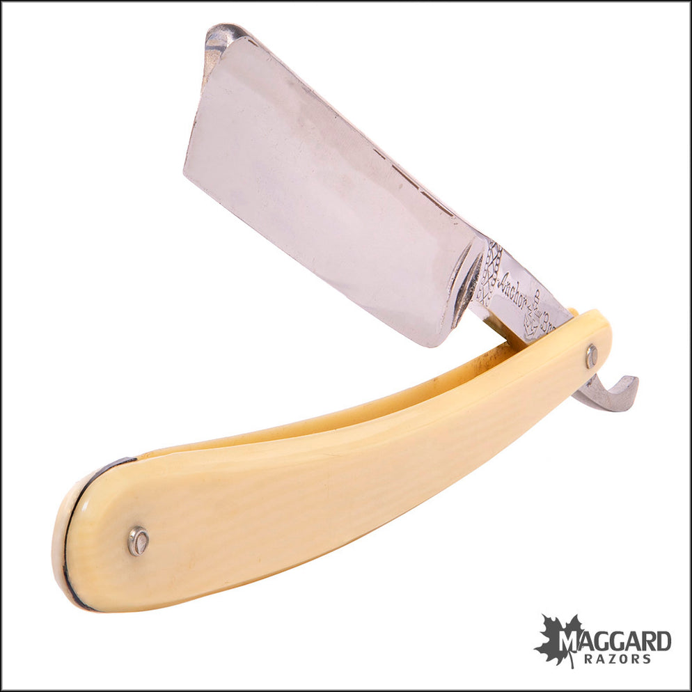 #1052 Vintage Straight Razor 7-Day Set - Wester Bros. Anchor Brand 11 ...