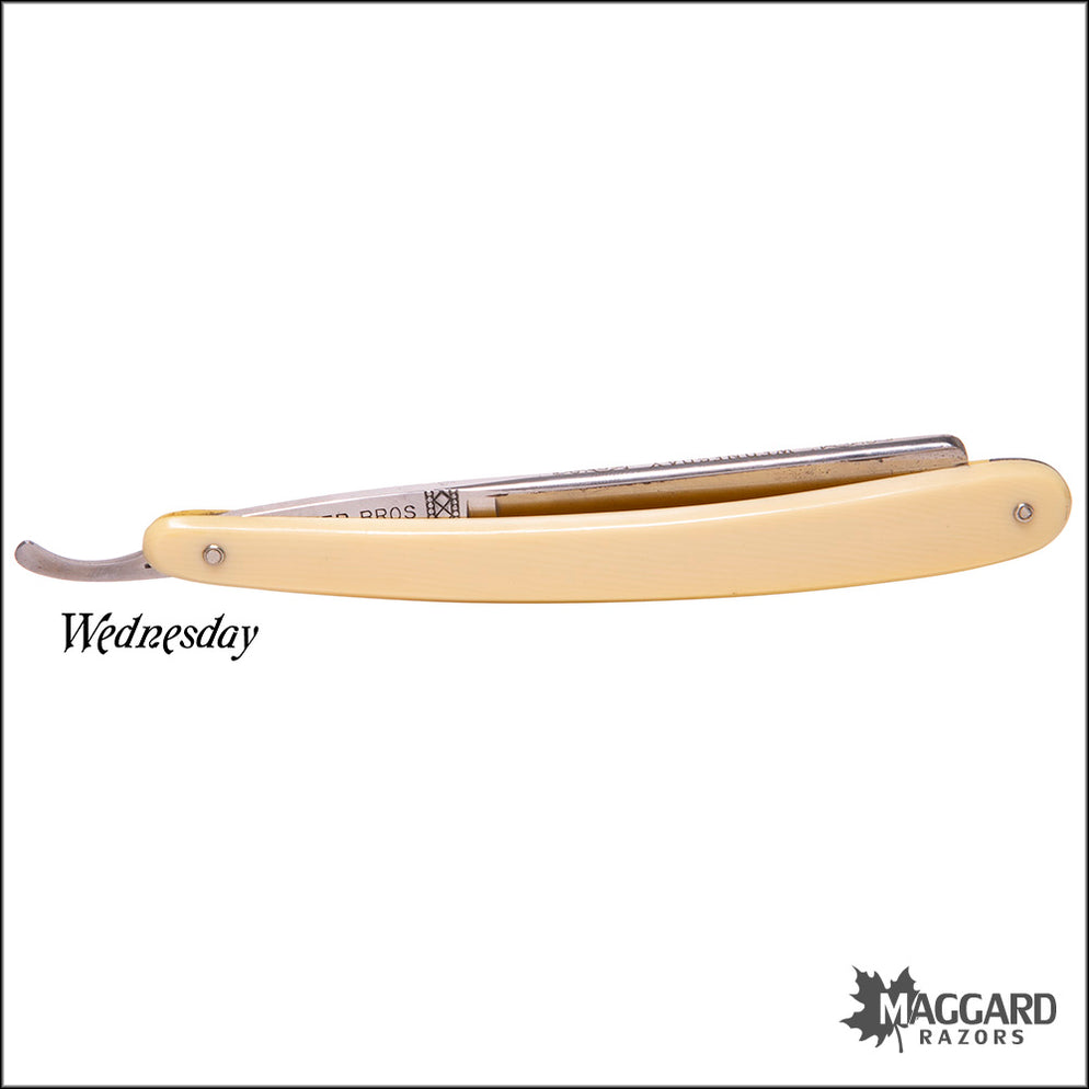 #1052 Vintage Straight Razor 7-Day Set - Wester Bros. Anchor Brand 11 ...