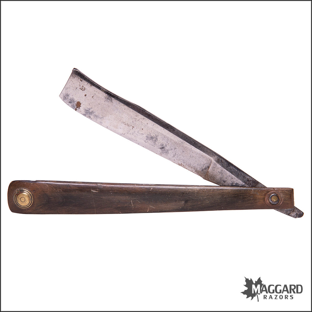 #1063 Vintage Straight Razor - BAR LOW ca. 1780, 11/16 — Maggard Razors