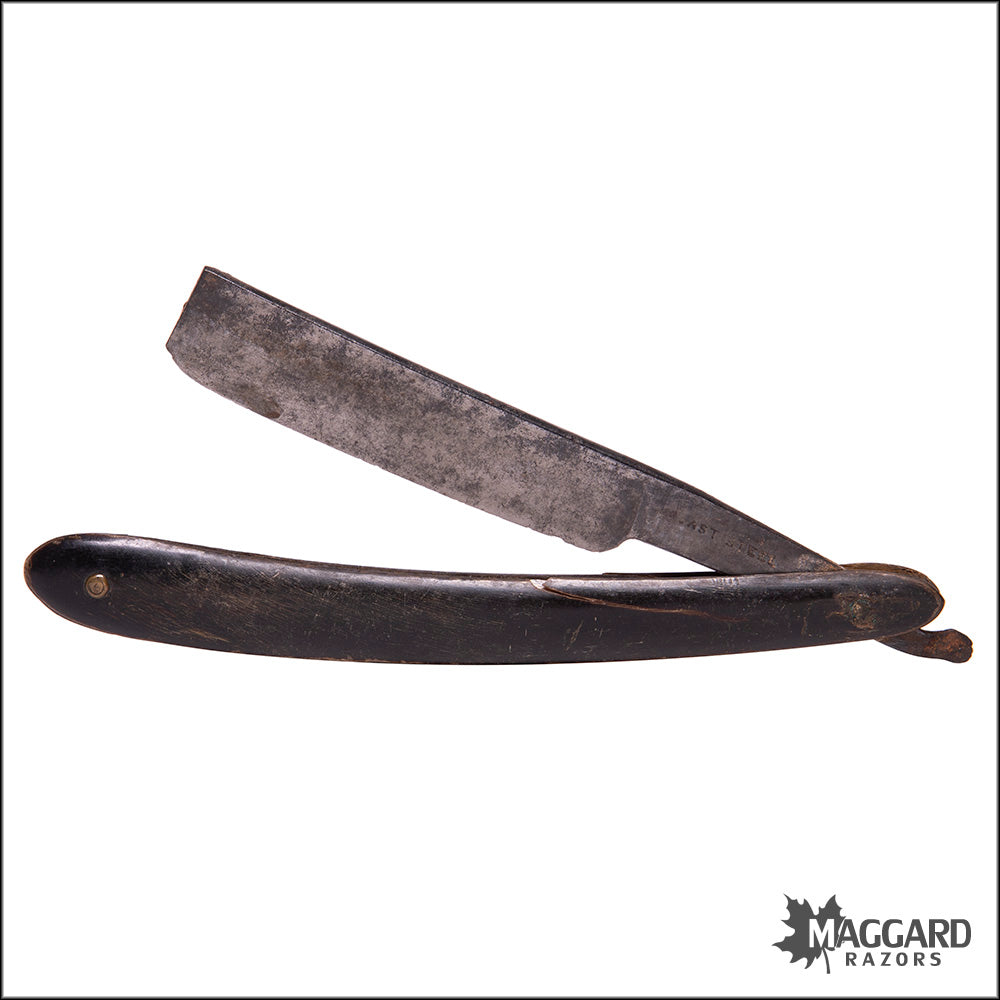 #1099 Vintage Straight Razor - I. Shaw 5/8+ ca. 1825 — Maggard Razors