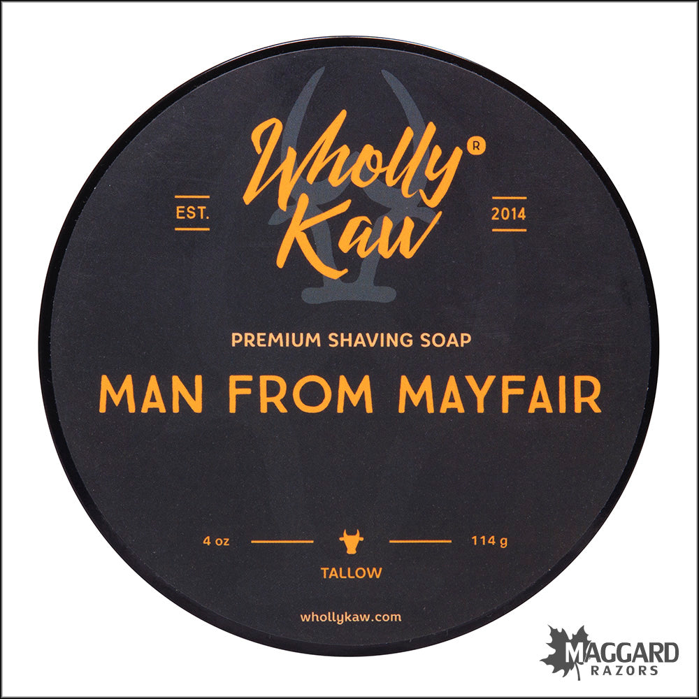 Wholly Kaw Man From Mayfair Artisan Tallow Shaving Soap, 4oz — Maggard ...