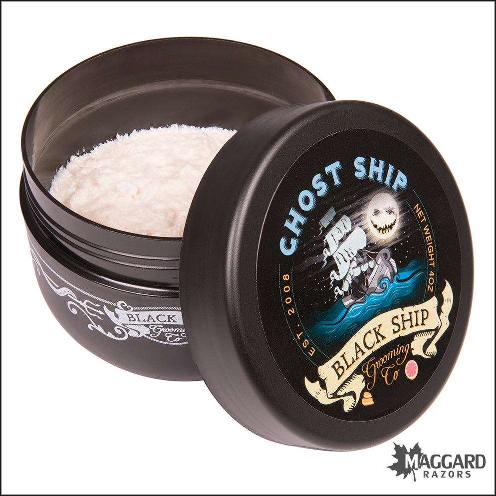Black Ship Grooming Co. Ghost Ship Artisan Shaving Soap, 4oz - Seasona ...